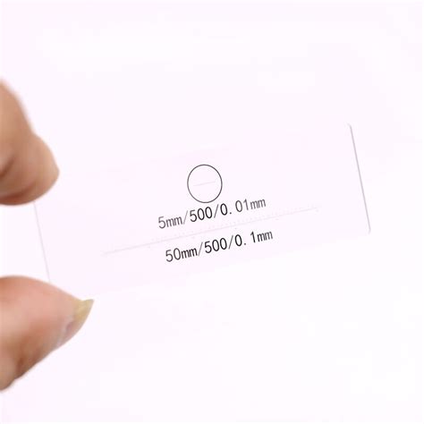 950t Div 01mm 001mm Optical Glass Stage Calibra Grandado