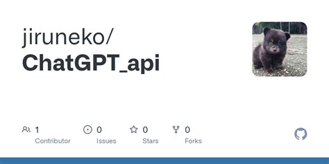 GitHub Jiruneko ChatGPT Api
