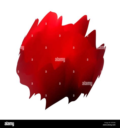 Red Fluid Abstract Shape Stock Vector Image And Art Alamy