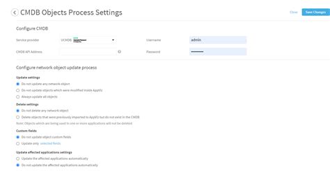 Update Objects From A Cmdb