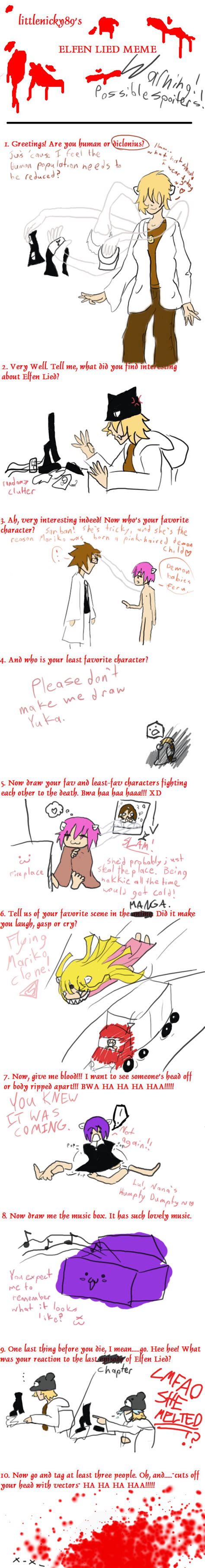 Elfen Lied Meme Of Spoilers By The Fan Artist On Deviantart