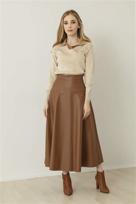 Cómo Combinar Una Falda De Cuero How To Wear A Leather Skirt Deri