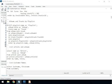 Complex Retrieval Queries In Mysql Workbench