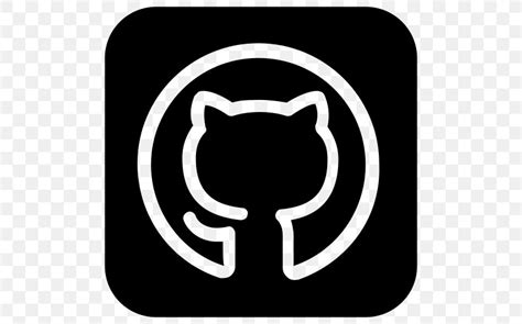 Social Media Github Symbol Png 512x512px Social Media Black Black