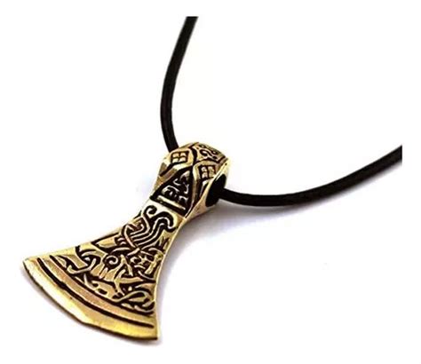 Bronze Celta Viking Odin Machado Cabeça Thors Martelo Mjoln