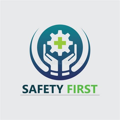 Safety First Logo Icon Vector Design And Illustration Graphic Sign