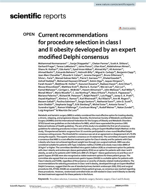 Pdf Current Recommendations For Procedure Selection In Class I And Ii