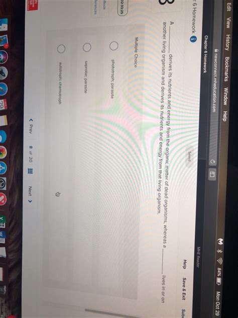 Solved Help Help Save And Exit Subr Derives Its Nutrients And