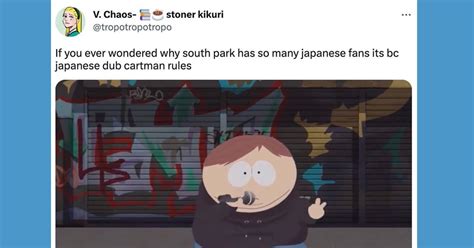 Japanese ‘south Park Slaps Because Cartmans Japanese Voice Actress Is