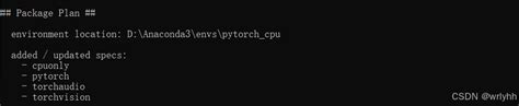 Pytorch学习笔记之环境配置pytorch环境配置 Csdn博客