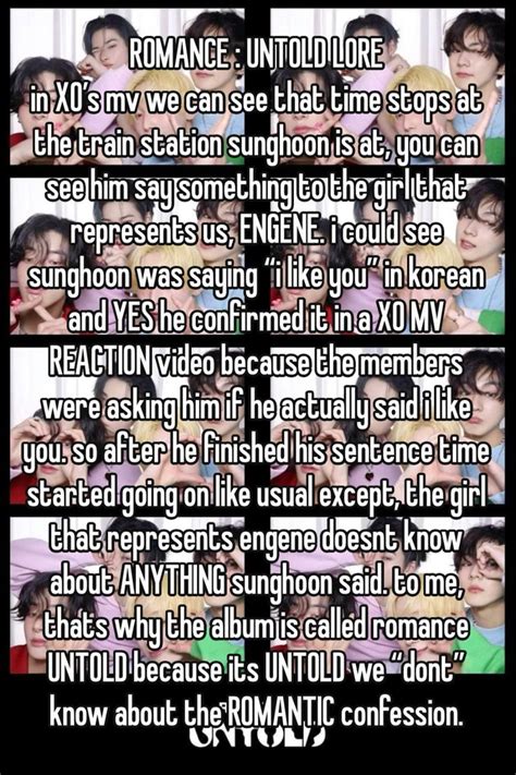 Enhypen Romance Untold Lore Romance Careless Whisper Deep Thoughts