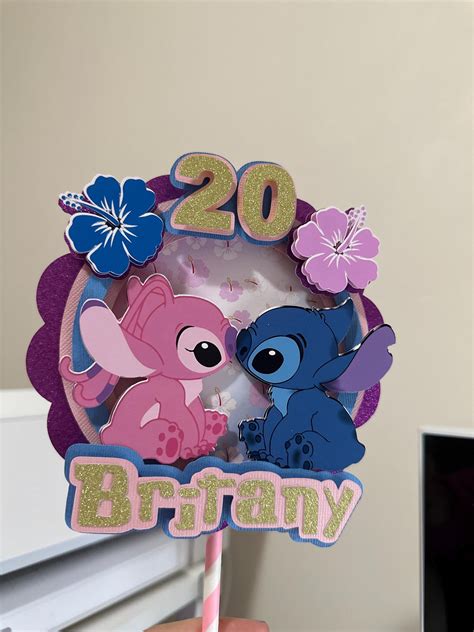 Lilo Stitch Cake Topper Stitch Cake Topper Stitch Birthday Party Etsy