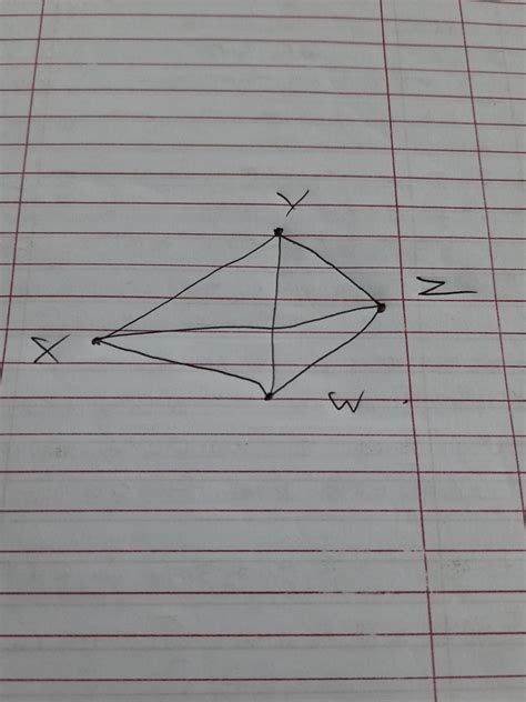 Mark Points Xyzandw Such That No The Of Them Are Collinear Draw Line