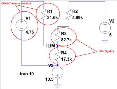 Opa Opa Op Current Limit Ilim Resistor Calculation