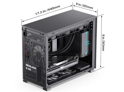 JONSBO D31 MESH SC BLACK Micro ATX Computer Case With Sub HD LCD