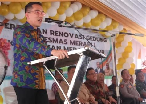 Pj Bupati Lahat Imam Pasli Resmikan Renovasi Puskesmas Merapi I Di Desa