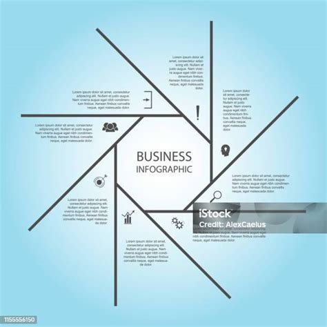 비즈니스 인포 그래픽 기하학 팔각형 디자인 마케팅 프레젠테이션 섹션 배너 0명에 대한 스톡 벡터 아트 및 기타 이미지 0명 8 개념 Istock