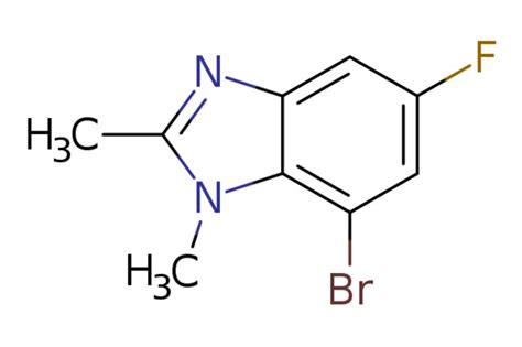EMolecules 7 Bromo 5 Fluoro 1 2 Dimethyl 1 3 Benzodiazole 1820684 32