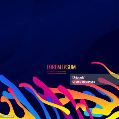 추상적 인 패턴과 색상 스트라이프 고급 역동적 인 다채로운 추상 적 배경 0명에 대한 스톡 벡터 아트 및 기타 이미지 0명