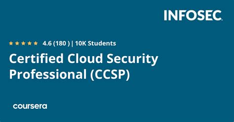 Certified Cloud Security Professional Ccsp Coursera