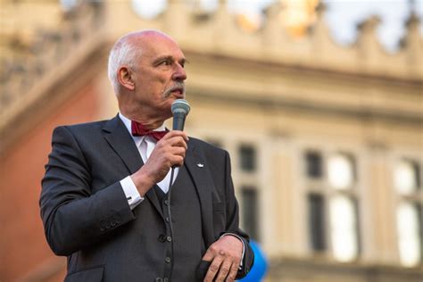 Dziambor Konfederacja strzela do Janusza Korwin Mikkego robiąc z
