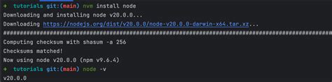 Install Node Js Locally With Nvm Node Version Manager