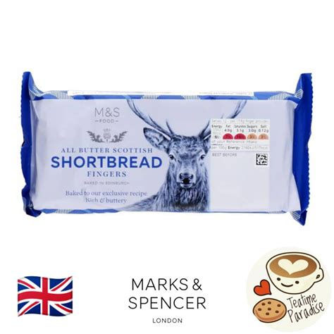 Marks And Spencer Mands Scottish All Butter Shortbread Fingers Biscuits