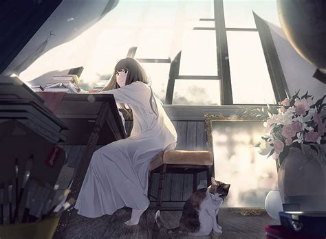 Wallpaper Gambar Kucing Anime Gambar Anime Lucu Dan Imut Yang Cocok Jadi Wallpaper Hot