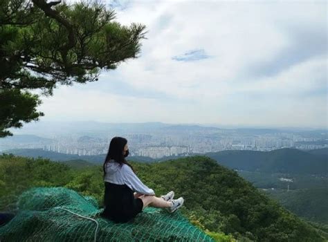 수원 광교산 등산코스 반딧불이 화장실공영주차장 경기대~형제봉~복귀 등린이 여자 혼자 가능한 등산코스448m 3