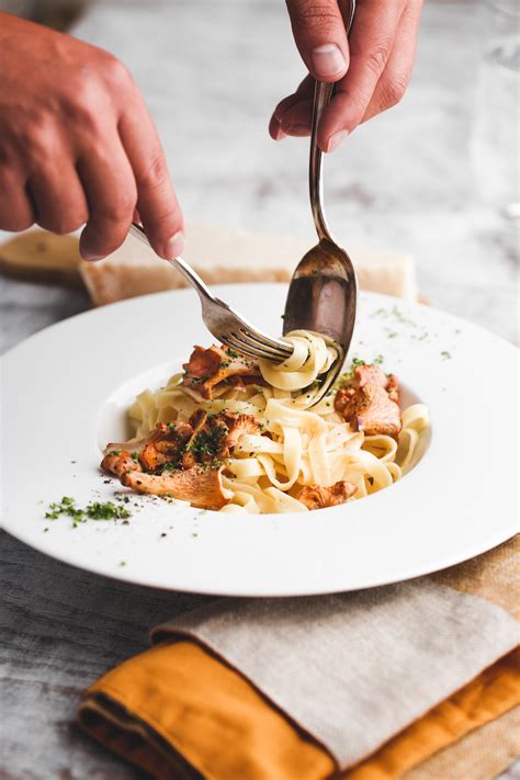 Tagliatelle Mit Pfifferlingen Homemade