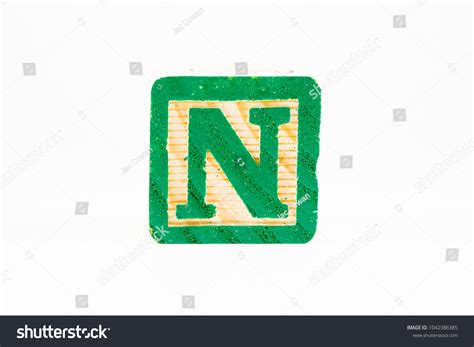 Alphabet Block Letter N Stock Photo Shutterstock
