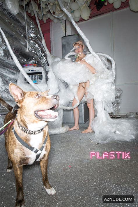 Miley Cyrus Sexy And Topless In Plastik Magazine AZNude