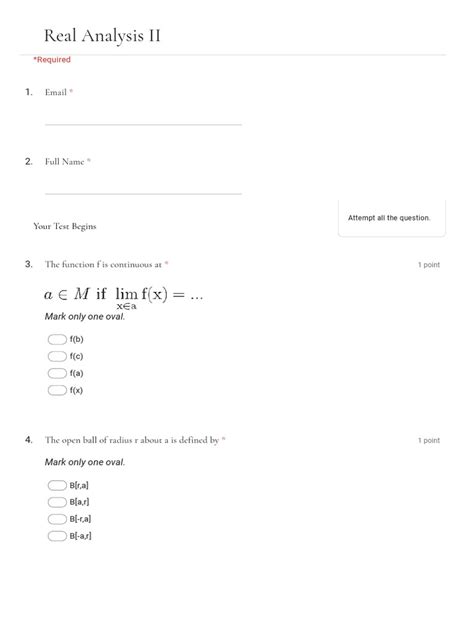 real analysis ii pdf compact space continuous function