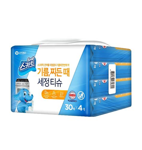 스카트 기름 찌든때 세정 티슈 30p Ml236984 티몬