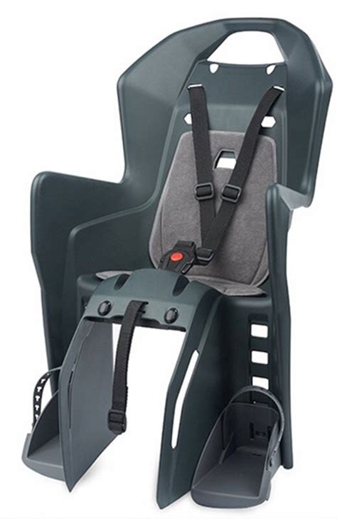 Детское велокресло Polisport KOOLAH CFS dark grey/silver 8631500005 ...