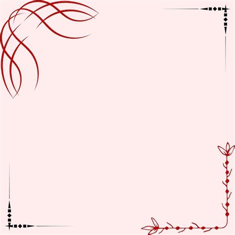 Plantilla De Diseño De Borde Vector Premium