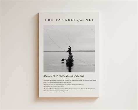 The Parable Of The Net Matthew 13 Fishing Modern Scripture Bible