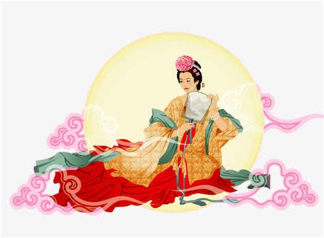 嫦娥高清png透明图片设计素材墨鱼部落格
