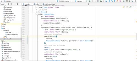 Flutter Im Using InAppWebView How To Listen Changes And Get