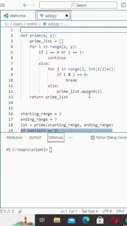 How To Find Prime Numbers In Interval Using Python Youtube