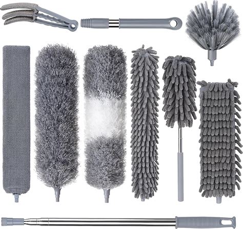 Dusters For Cleaning Feather Duster Set 10pcs Duster With Extension