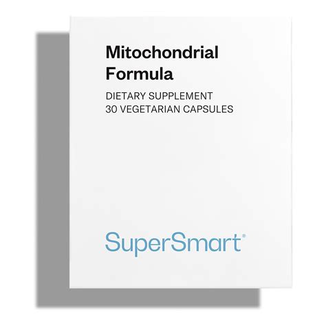 Mitochondrial Formula An Extremely Effective Anti Aging Supplement
