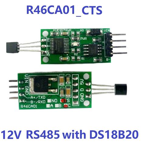 Dc 6 25v Ds18b20 Rs485 Rs232 Ttl Com Uart Temperature Acquisition