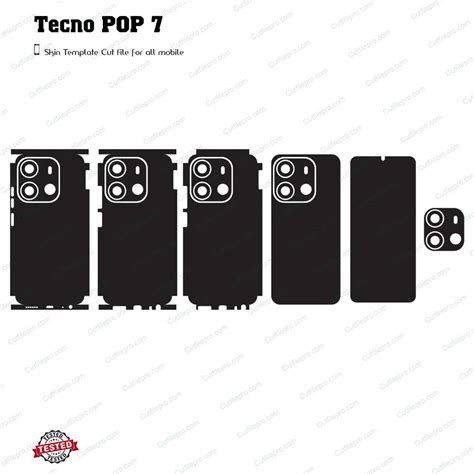 Tecno Camon 20 Pro 5g Cut File Template Vector