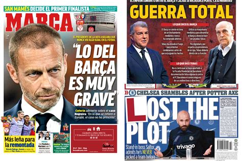 Las Portadas Del Día Así Vienen Los Periódicos Deportivos De Este