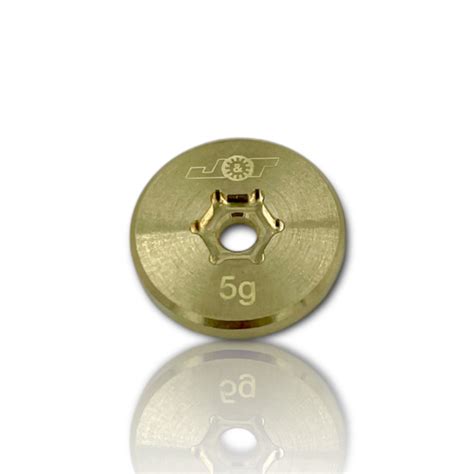 Jandt Stackable Brass Chassis Weight 5g Pro Motion Rc