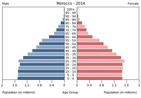 Morocco Age Structure Demographics