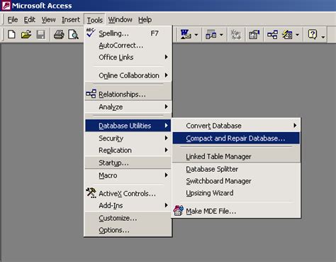 Ms Access 2003 Reset The Counter On An Autonumber Field