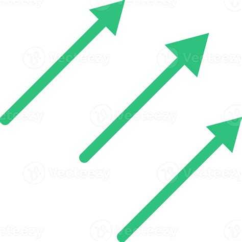 Arrow Graph Growing Uptrend And Graph Downward Trend Financial Business