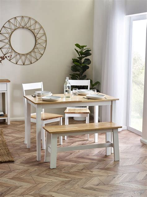 Dining Benches Self Assembly Cream Dining Room Dining Tables